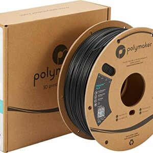 Polymaker PLA Filament Bundle, PLA 3D Printer Filament 1.75mm - PolyLite PLA Filament 1.75 PLA Bundle of 2, 2 Colors, Black/White