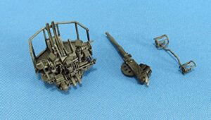 metallic details mdr7252-1/72 twin 40 mm bofors guns scale model kit