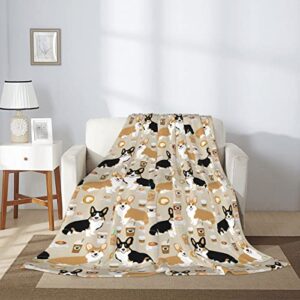 corgi blanket comfort warm corgi throw blanket soft fleece blankets corgi gifts for corgi lovers