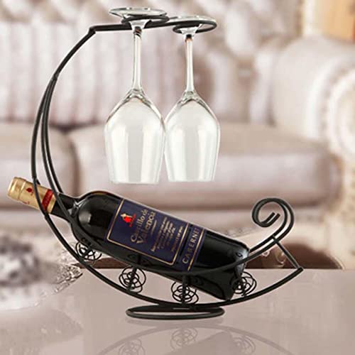 JINYISI Metal Wine Stand, Creative Shelf for Wine Display，Wine Glass Storage Rack Goblet Display Rack