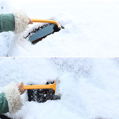 Outdoor Refrigerators 4pcs Snow Deicing Shovel Scratch Free Snow Ice Scraper Car Windshield Auto Window Windshield Snow Scraper for Car SUV Truck Vehicles Stainless Steel Refrigerator