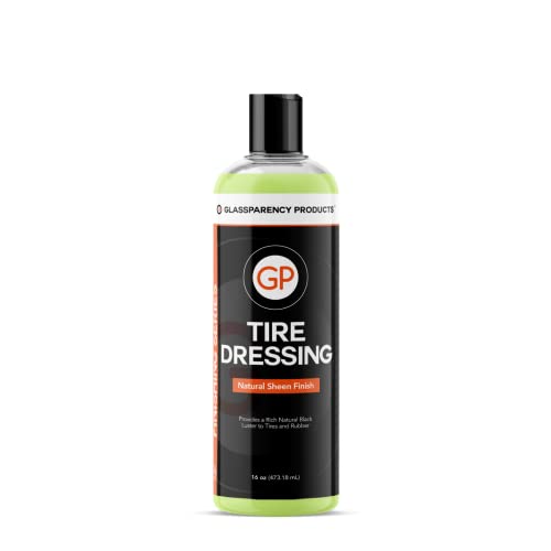 GlassParency Tire Dressing (16 oz.) | No Sling, Non-Greasy Tire Shine Spray | Rich Satin Coating for Rubber, Plastic, Vinyl