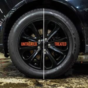 GlassParency Tire Dressing (16 oz.) | No Sling, Non-Greasy Tire Shine Spray | Rich Satin Coating for Rubber, Plastic, Vinyl