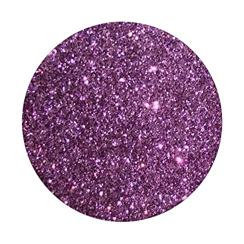 Fashion Elegant Lavender Purple-Glitter Design PopSockets Swappable PopGrip