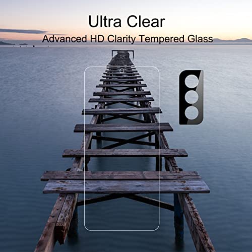 Ailun Glass Screen Protector for Galaxy S22+/S22 Plus 5G 6.6 Inch Display 3Pack + 3Pack Camera Lens Tempered Glass Fingerprint Unlock 0.25mm Clear Anti-Scratch Case Friendly [Not For S22 Ultra]