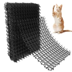 oceanpax 12 pack 16 x 13 inch square cat scat mats for cats with spikes, prickle strips from digging cat deterrent outdoor