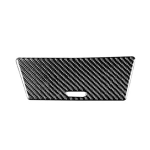 carbon fiber decoration cover trim sticker compatible with bmw x3 e83 2004-2010 (carbon fiber a, gear storage box cover rhd)