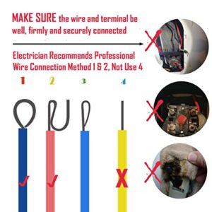 EWH-03 Electric Water Heater Tune-Up Kit with Element Wrench, Includes Upper & Lower Heater Thermostat, 2x Heater Elements - 4500W 240V (3500W@208V), 1 x Element Wrench, Water Heater Replacement Parts