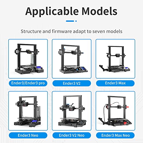 Official Creality 3D Printer Upgraded Silent Board Motherboard V4.2.7 with TMC2225 Driver Marlin 2.0.1 for Ender 3/ Ender 3 V2/ Ender 3 Pro/Ender 3 Max/Ender 5