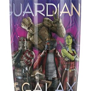 Logovision Guardians of the Galaxy The Guardians Stainless Steel Tumbler 20 oz Coffee Travel Mug/Cup, Vacuum Insulated & Double Wall with Leakproof Sliding Lid