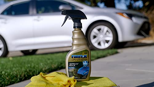 Rain-X PRO 620183 Graphene Spray Wax, 16oz - Enhances Gloss, Slickness and Color Depth of Painted Surfaces While Repelling Dust, Dirt and Debris, Extending Existing Wax Protection, gold