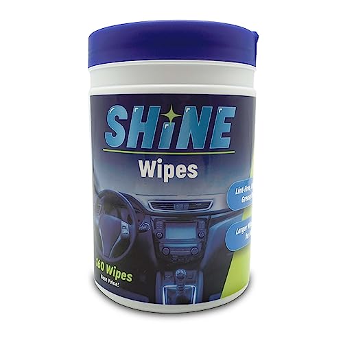 TMD Car Cleaning Wipes - Auto Cleaning Wipes All Purpose - Car Wipes for Car Screen, Window, Dashboard, Car Seat, Carpet, Exterior Cleaning, Dust, Grime, Grease & More - Car Interior Wipes