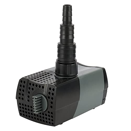 WaterRebirth (HSUP-1400F) Submersible Water Pump With Fountain Jets - Pond Pump - Submersible Pump - Water Fountain Pump - Aquarium Pump