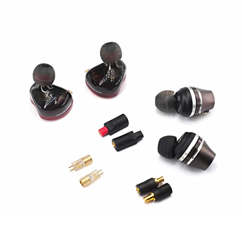 okcsc 0.78 2Pin Female to JH 4 Pin Male (Earphone Side) Adaptor Work for 0.75/0.78 2 Pin Cable Connected to for Iriver JH24/AKR03/ Layla/Angie/ue18 Layla II/Roxanne II Earphone Adapter Black