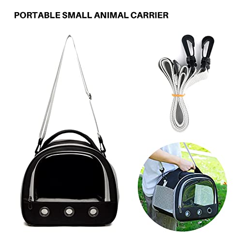 Small Pet Carrier Bag with Mat Guinea Pig Travel Carrier with Strap Portable Breathable Rabbit Carrier Outdoor Pet Bag for Ferret Bunny Hedgehog Guinea Pig(10" L x 10" W x 12" H)