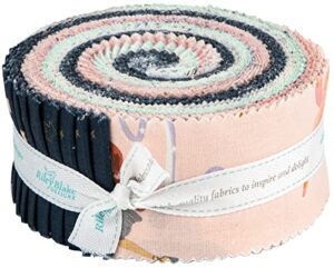 spin & twirl rolie polie 40 2.5-inch strips jelly roll riley blake designs rp-11610-40