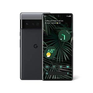 google - pixel 6 pro - 128gb - stormy black - ga03137-us - verizon (renewed)