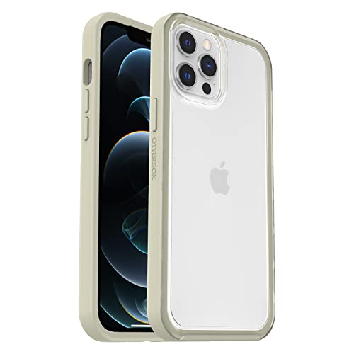 OtterBox Clear case with Colorful Grip Edge for iPhone 12 Pro Max - KILN (Clear/Grey)