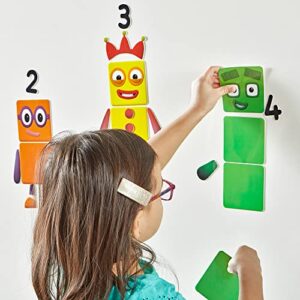 hand2mind Numberblocks Reusable Clings, Numberblocks Characters Decals, Classroom Supplies for Teachers Elementary, Numberblocks Decorations, Removable Decals, Math Gifts for Teachers