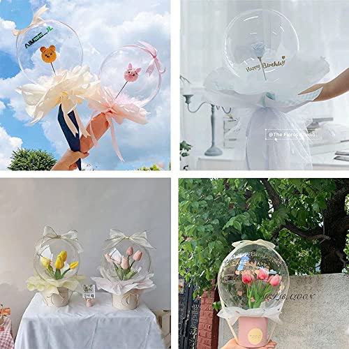 Balloon Stuffing Machine DIY Balloon Expander Balloon Filling Tool Diameter 37cm/14.5" to Wrap Your Balloon Gifts for Rose Bouquet Wedding Christmas Birthday Party Gift Art