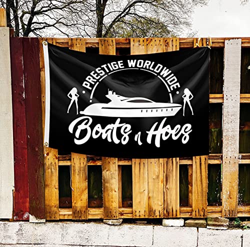 Lethburn Prestige Worldwide Boats Hoes Flag for Man Cave Bedroom, Living Room, College Dorm, Home Decor 3x5 Ft.