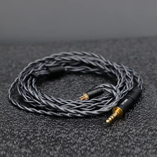 Linsoul Tripowin Noire 4 Core 24AWG OCC Upgraded HiFi Audio Cable with Detachable 3-in-1 2.5mm/3.5mm/4.4mm Plug for Audiophile Musician (0.78mm 2Pin)