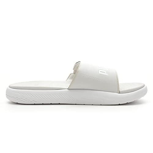 PUMA Men's SOFTRIDE Slide Sport Sandal, Nimbus Cloud White, 9