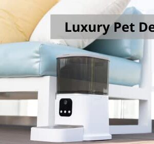 Pawpook Premium Automatic Dog/Cat Feeder 6L WiFi Smart Feeder / 1080p Camera for Cats & Dogs/Food Dispenser/iOS Android Compatible / 2.4GHz Wi-Fi Enabled/Scheduled Feeding/Video Recording