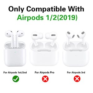 Besoar Brown Bear for Airpod 1/2 Case Cartoon Cute Fashion Character Kawaii Cool Silicone Design 3D Cover for Airpods 1st/2nd Unique Stylish Funny Fun for Air Pods 1&2 Girls Boys Teen Kids Cases