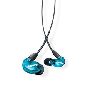 Shure SE425-CL Professional Sound Isolating Earphones - Clear & SE215 PRO Wired Earbuds - Professional Sound Isolating Earphones, Clear Sound & Deep Bass, Blue (SE215SPE)