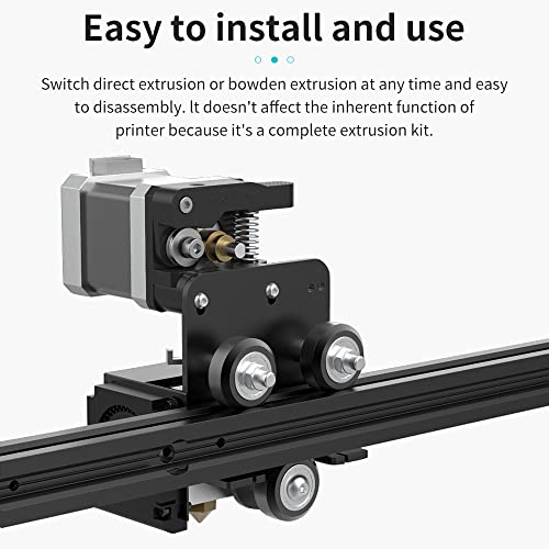 Creality Original Ender 3 Direct Drive Upgrade Kit, Comes with 42-40 Stepper Motor Hotend Kit, 1.75mm Direct Drive Extruder Fan and Cables Support Flexible TPU Filament