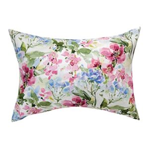 watercolor birds & butterflies climaweave pillow