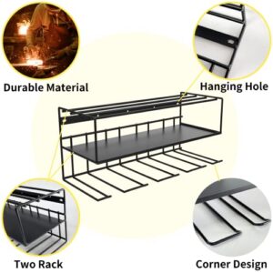 Power Tool Organizer Heavy Duty Tool Shelf, Wall Mounted Storage Rack for for Handheld & Power Tools, Compact Steel Design Garage Tool Organizer Perfect for Father's Day