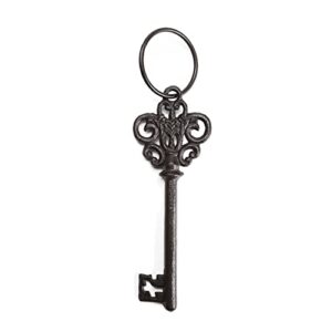 brasstar cast iron keys on ring european retro rustic key home shop wall decor party photography prop tqgjpt182