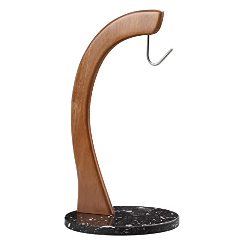 everous Banana Holder, Marble Stand with Stainless Steel Hook