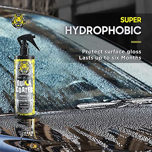 WEICA Ceramic Coating Car Wax Spray - SiO2 Quick Fortify Coat Polish Waterless,Deep Mirror Shine - Vehicle Auto Paint Surfaces Detail Protection&High Gloss Anti-Scratch| Long Last&Easy to Use,9.1 oz