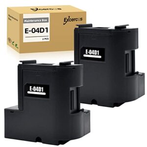 excercus 2x t04d1 ink maintenance box remanufactured for expression et-3700 xp-5100 et-4760 et-3750 et-4750 et-2760 et-3760 et-3710 et-5150 et-15000 et-m3170 m1170 m2170 workforce wf-2860 printer