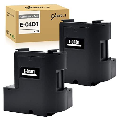 EXCERCUS 2X T04D1 Ink Maintenance Box Remanufactured for Expression ET-3700 XP-5100 ET-4760 ET-3750 ET-4750 ET-2760 ET-3760 ET-3710 ET-5150 ET-15000 ET-M3170 M1170 M2170 Workforce WF-2860 Printer