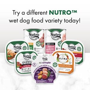 Nutro So Simple Meal Complement Wet Dog Food Chicken Recipe in Bone Broth, 2 oz. Tubs, Pack of 10