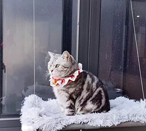 HlinZoom Pet Collars Red Lace Scarf, Dress Up and Costume for Pet Decoration, Ideal Gifts and Decoration for Cats and Dogs (Style-5)