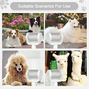 HOMREALM Electric Dog Brush For Long Haired Dogs Slicker Brush For Dogs Shedding High-Efficiency Pet Grooming Brush Easily Cleaning Eco-Friendly Portable Saves Time Energy my orders