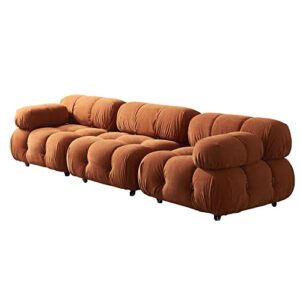 Creative Co-Op Mimosa Modular Bread Sofas, Rust