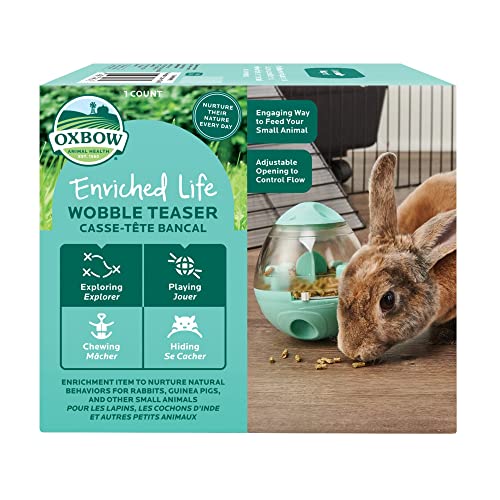 Oxbow Enriched Life Wobble Teaser Food & Treat Dispenser for Guinea Pig, Medium