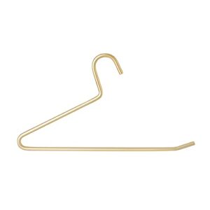 zwjpjl 5pcs aluminum alloy trousers hangers household clothes organizer wardrobe space saving pants storage hanger trousers drying rack,gold