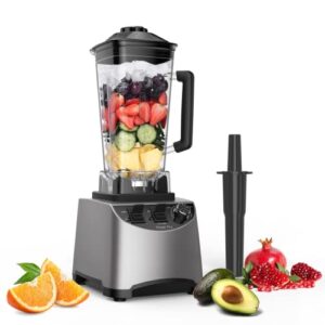 blender smoothie maker, blender 1400w with 1.8l bpa-free tritan container, professional baby food processor and juicer blender with 2 home modes