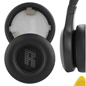 geekria quickfit replacement ear pads for jbl live 460nc wireless on-ear headphones ear cushions, headset earpads, ear cups cover repair parts (black)