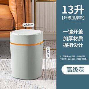 NA Xingyou Trash can Toilet Toilet Household Gap with lid Bounce Cover Toilet Pail Bedroom Kitchen Living Room Trash can