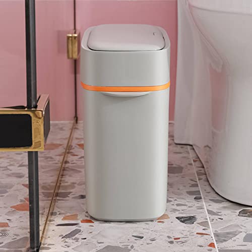 NA Xingyou Trash can Toilet Toilet Household Gap with lid Bounce Cover Toilet Pail Bedroom Kitchen Living Room Trash can