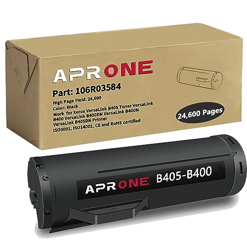 APRONE B405 B400 106R03584 Toner Cartridge Replacement for Xerox VersaLink B405 B400 B400DN B400N B405DN Extra High Capacity Toner Cartridge (24,600 Pages, Black)