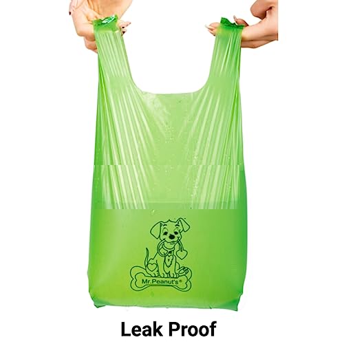 Mr. Peanut's XL Pooper Scooper Sized 13X11" Recycled Waste Poop Bags Made From Plants - 160 Count